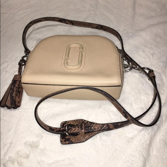 Marc Jacobs | Bags | The Marc Jacobs Shutter Snakeskin Embossed Strap ...